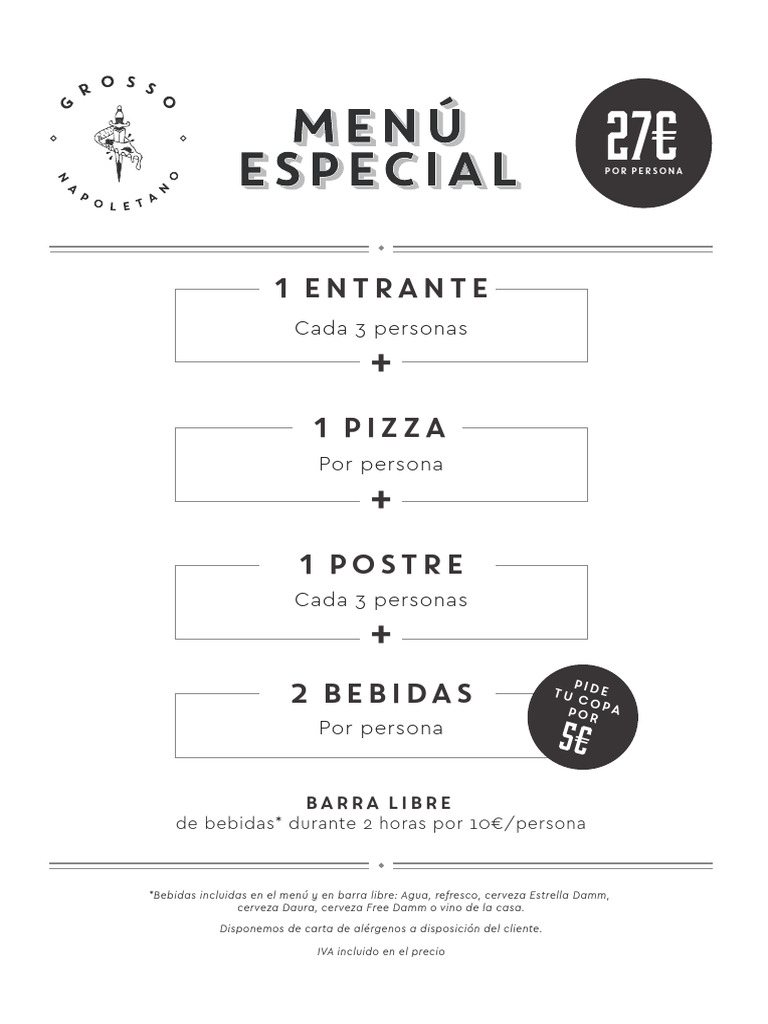 Menu Grosso Napoletano | PDF