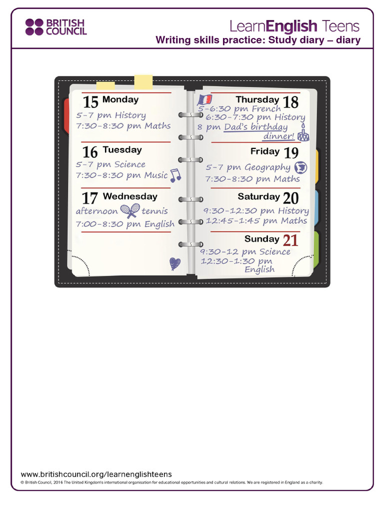 Study Diary - Diary | PDF