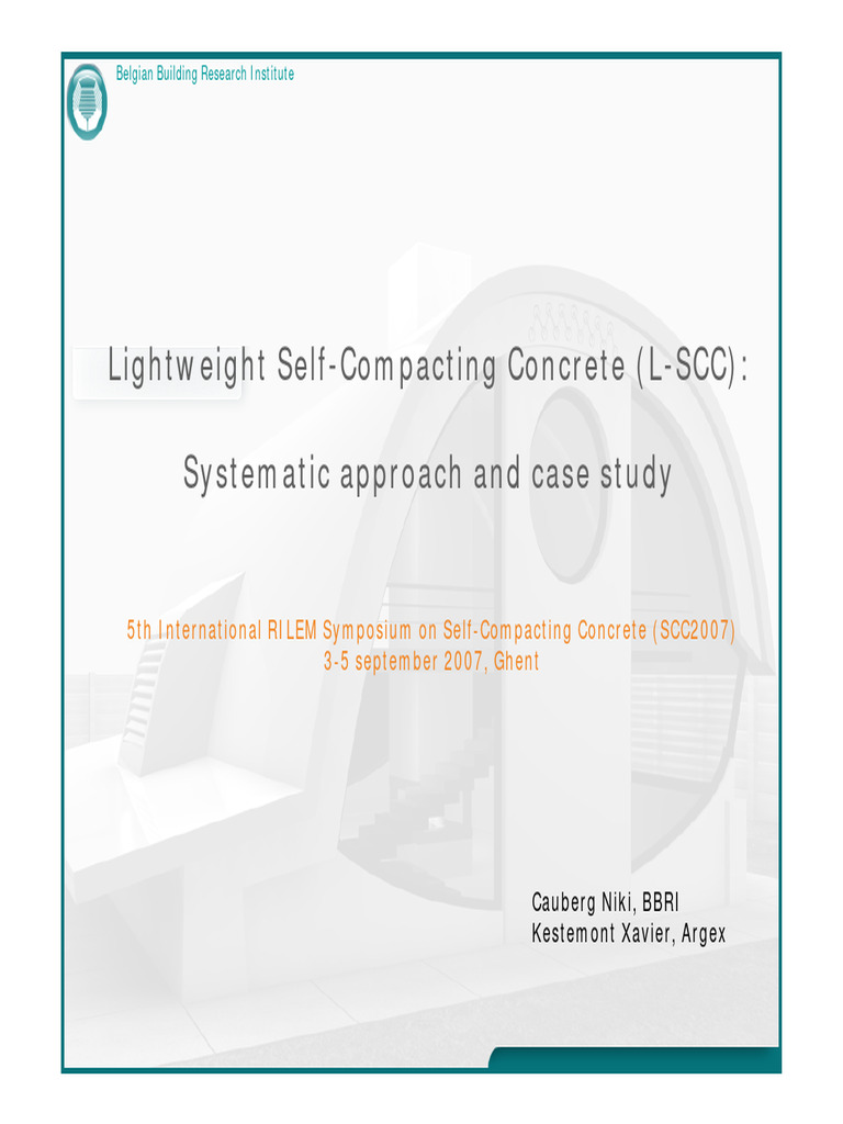 Argex - Lightweight SCC - Presentation | Download Free PDF | Concrete ...