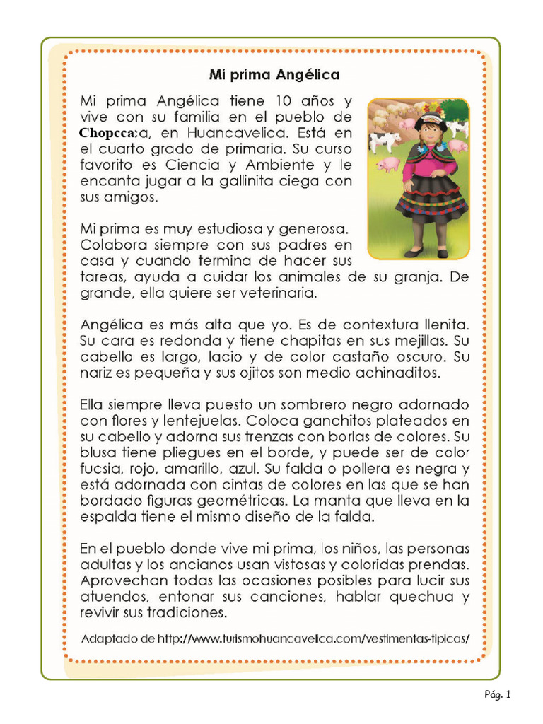 Texto Mi Prima Angelica | PDF