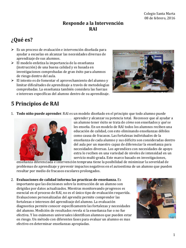 Qué es RAI | PDF | Enseñando | Evaluación
