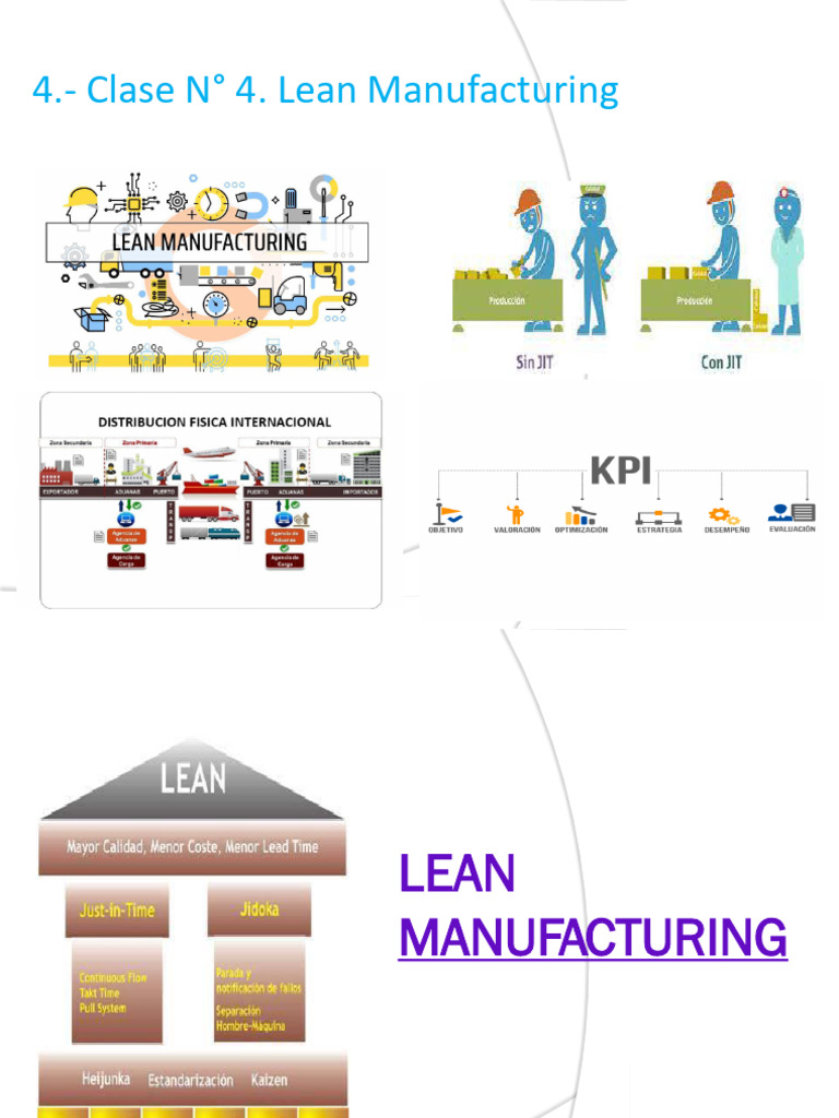 Clase #4. Lean Manufacturing | PDF | Lean Manufacturing | El comercio ...