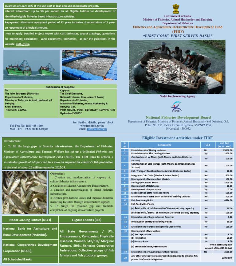 Brochure | PDF | Aquaculture | Fishery
