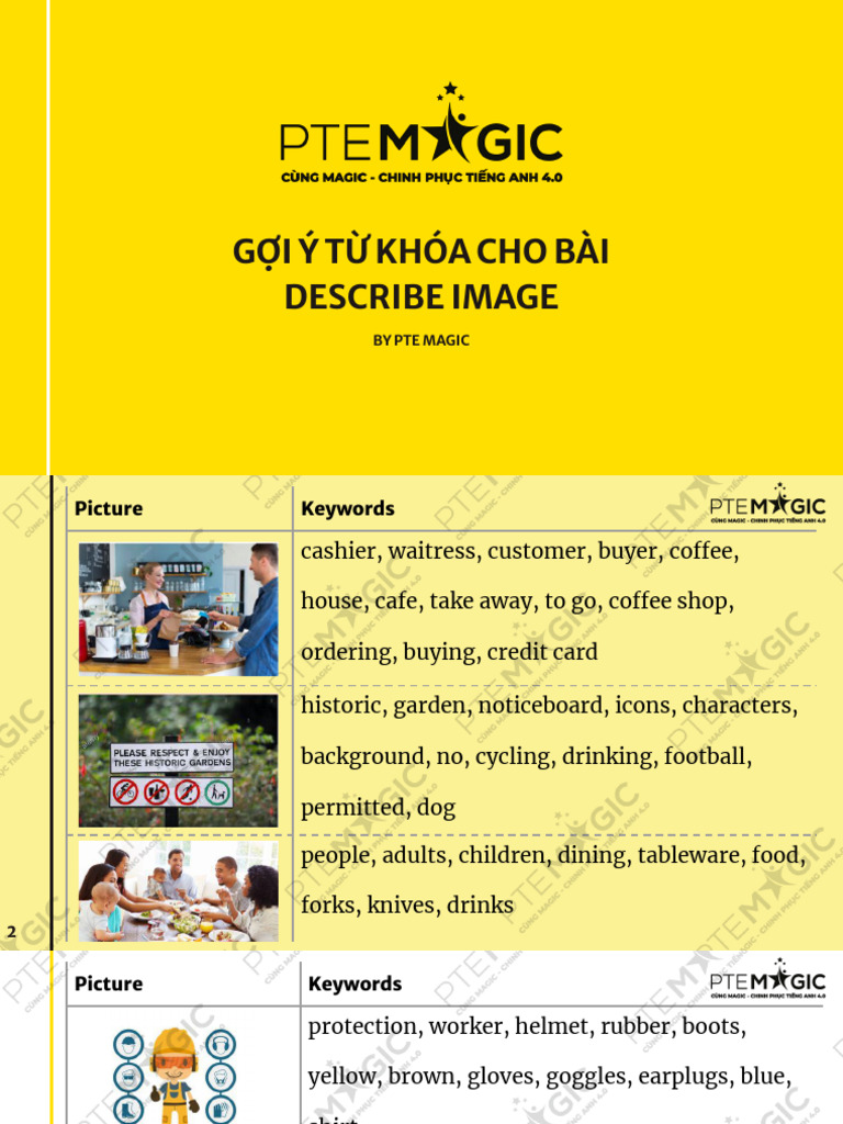 Describe Image Keywords Guide | PDF | Recycling | Trees