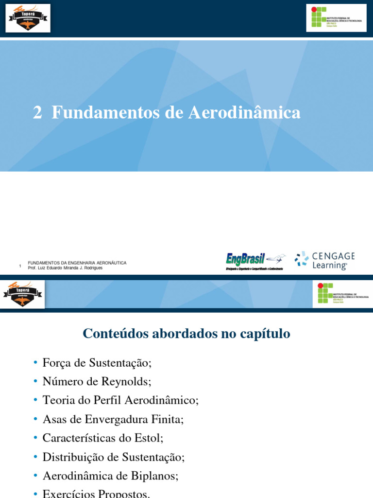 Capítulo 2 - Fundamentos de Aerodinâmica | PDF