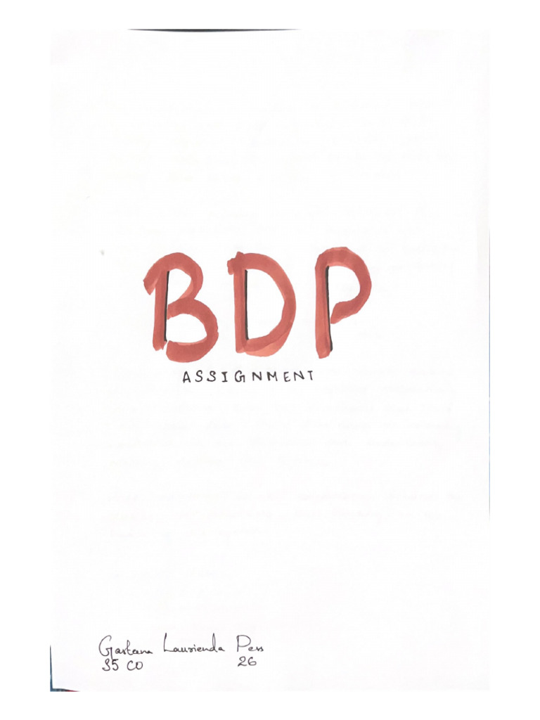 BDP | PDF