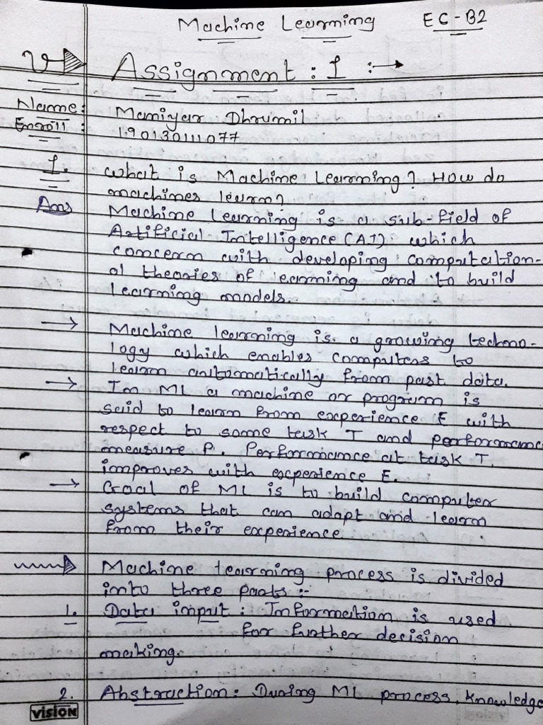 IML Assignments | PDF