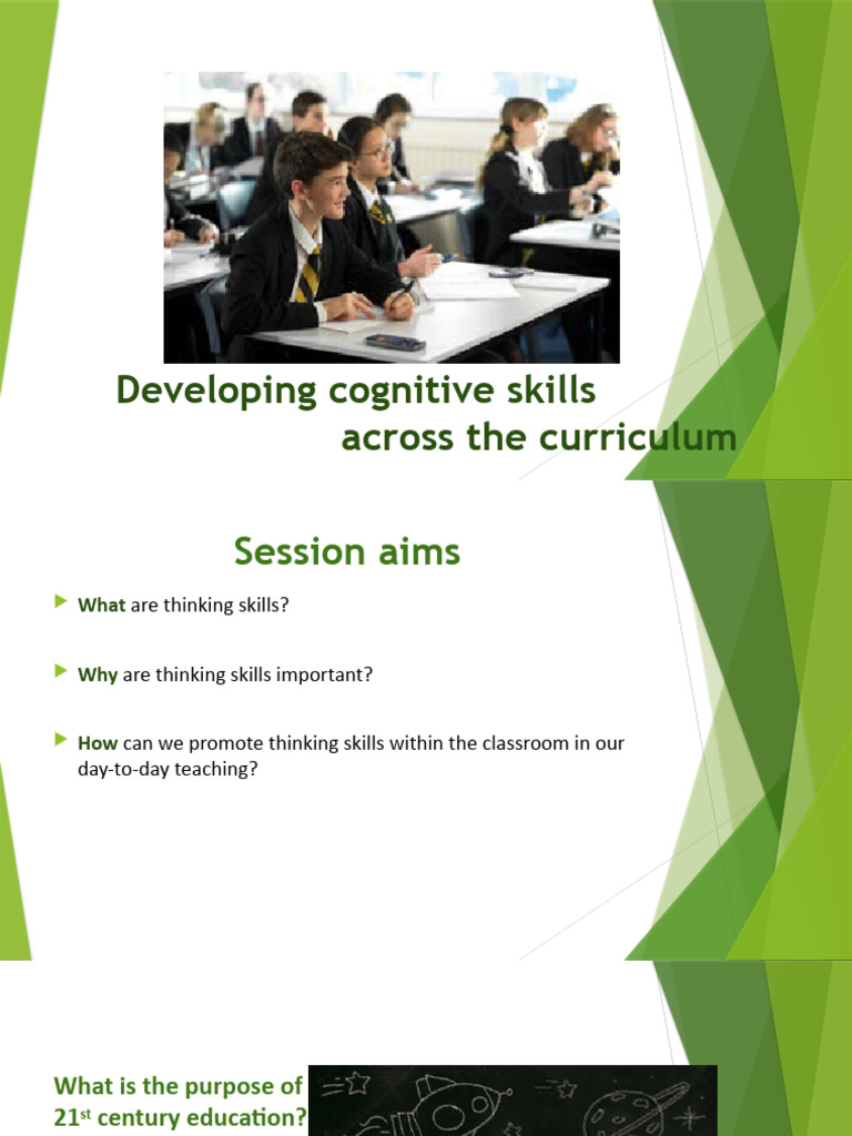 Presentation - Cognitive Skills Across The Curriculum - Long Version | PDF