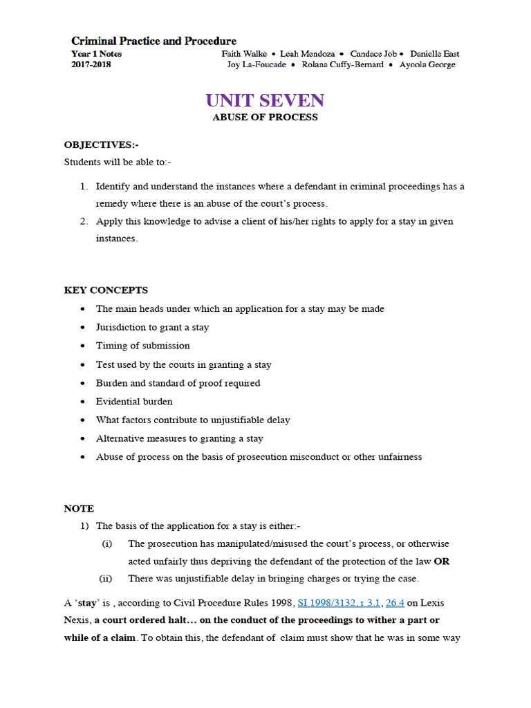 Crim Prac - Proc - Unit 7 | PDF | Prosecutor | Indictment