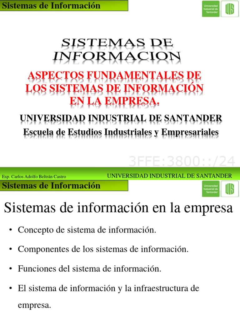 Aspectos Fundamentales de Los Sistemas de Información en La Empresa. | PDF
