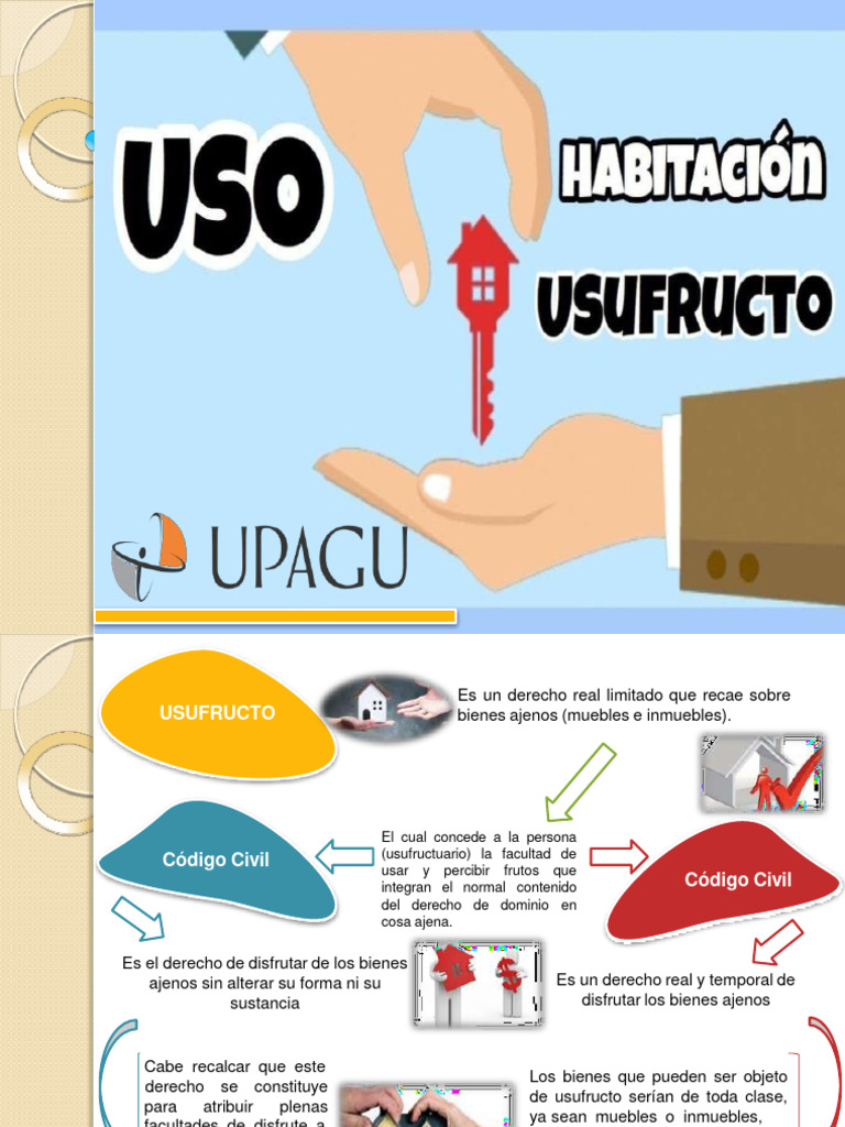 El Usufructo | PDF | Propiedad | Derecho civil (sistema legal)