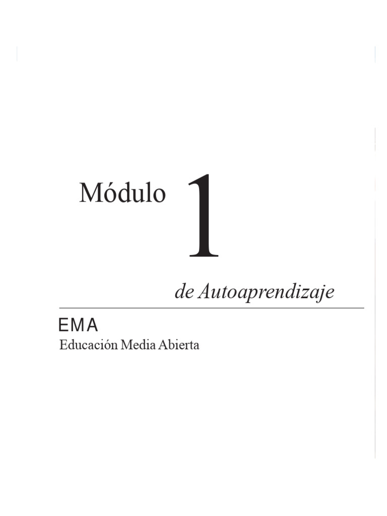 Modulo 1 - EMA | PDF