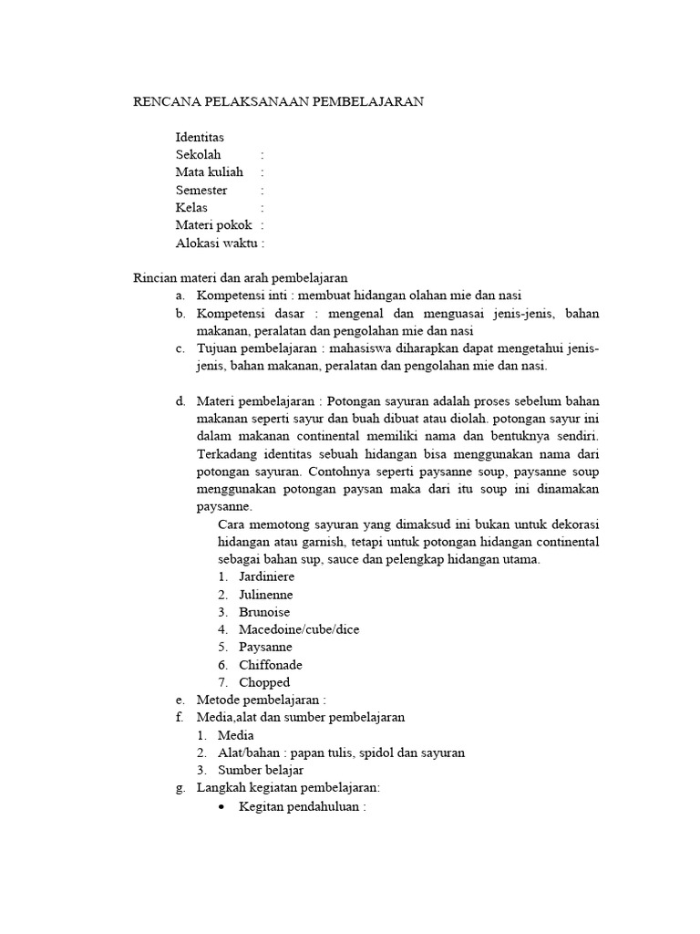 RPP Microteaching | PDF | Karier & Perkembangan