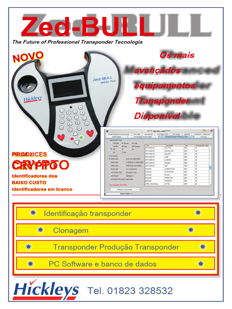 Tecnologia Avançada em Transponders Profissionais | PDF