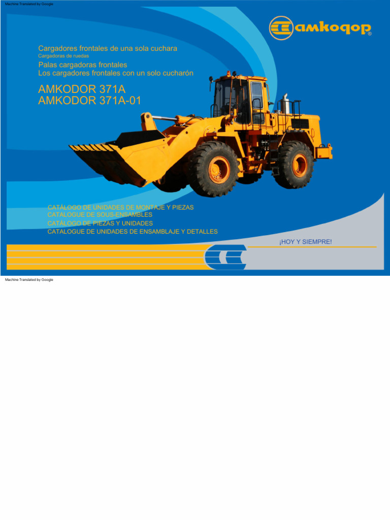 Amkodor-371a - 371a 01 - 2009-g. | PDF | Bienes manufacturados ...