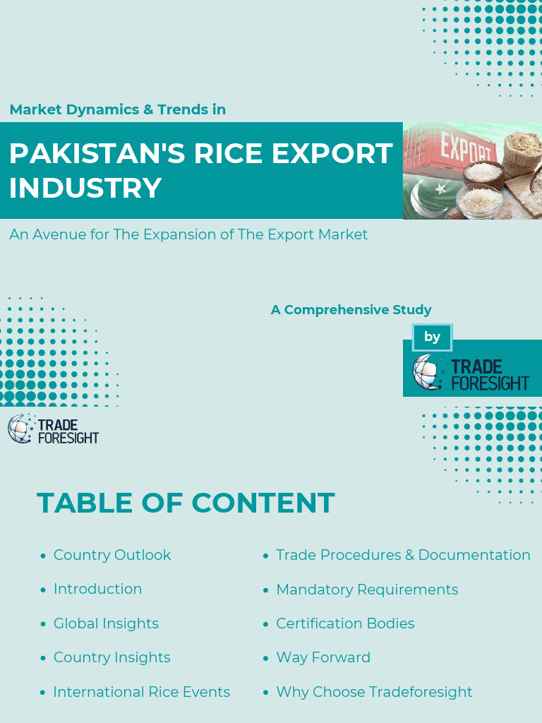 Pakistan Rice Export Market Analysis | PDF | Social Science