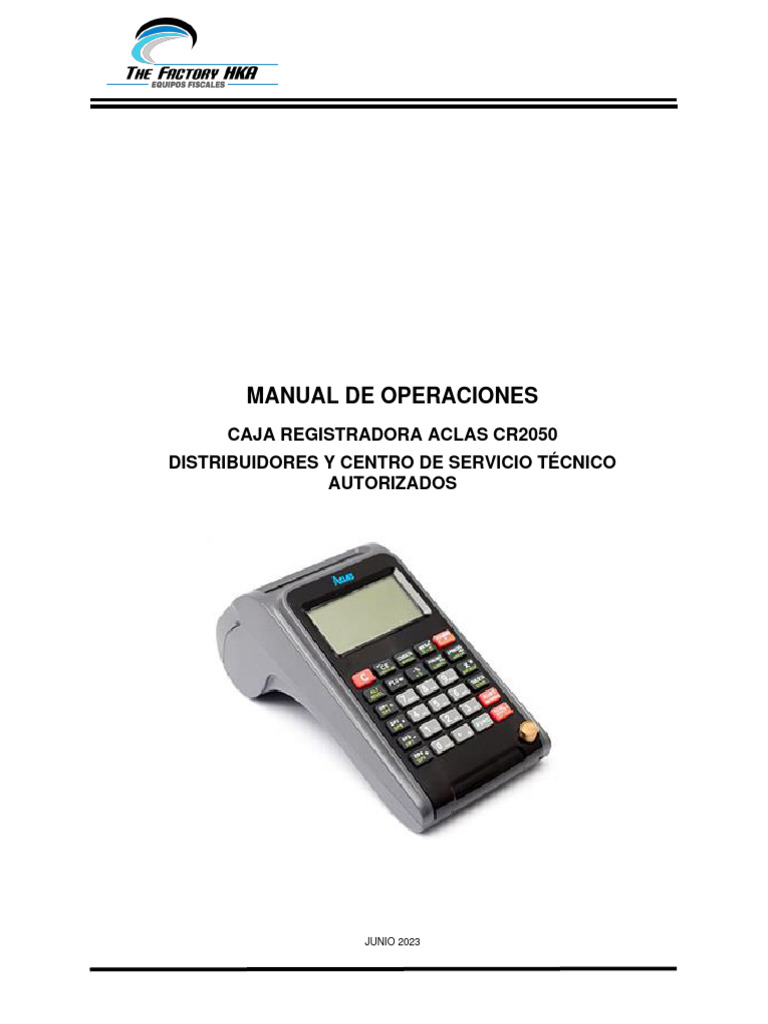 (VE) ACLAS CR2050 - Manual de Operaciones V10004 | PDF | Programa de computadora | Programación