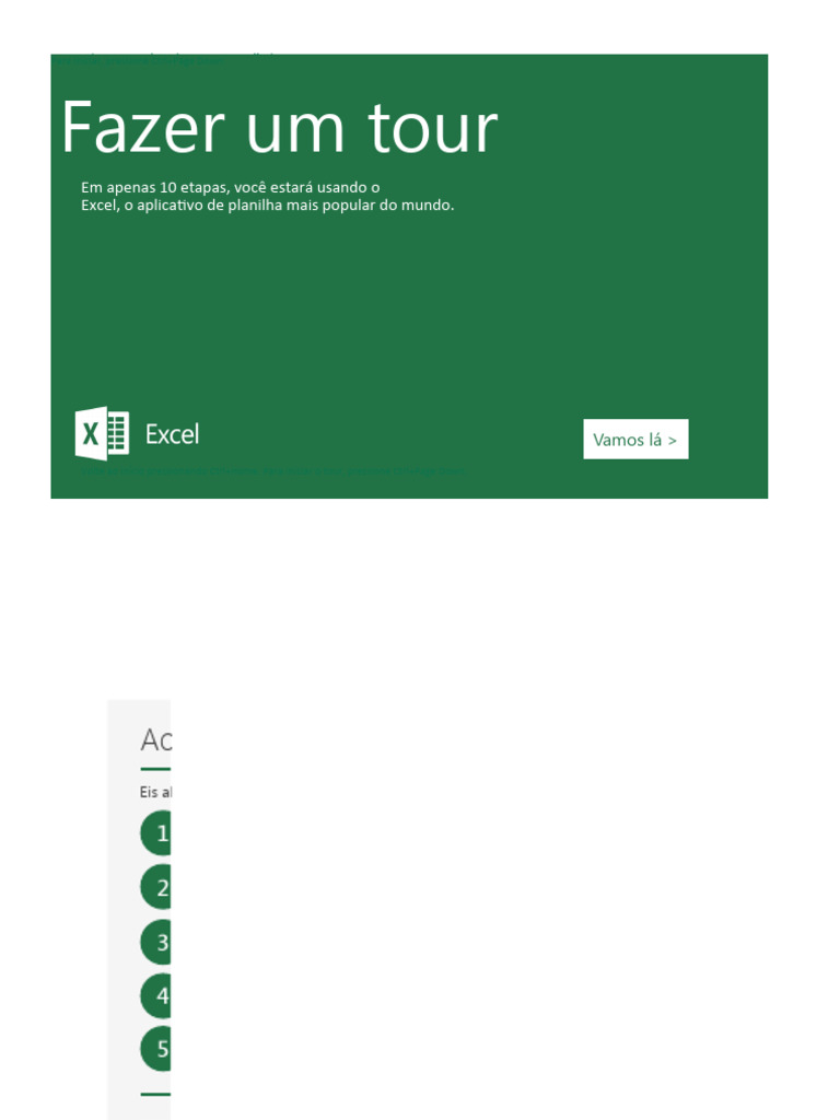 Bem-Vindo Ao Excel1 | PDF