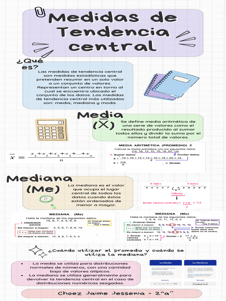 Medidas de Tendecia Central | PDF