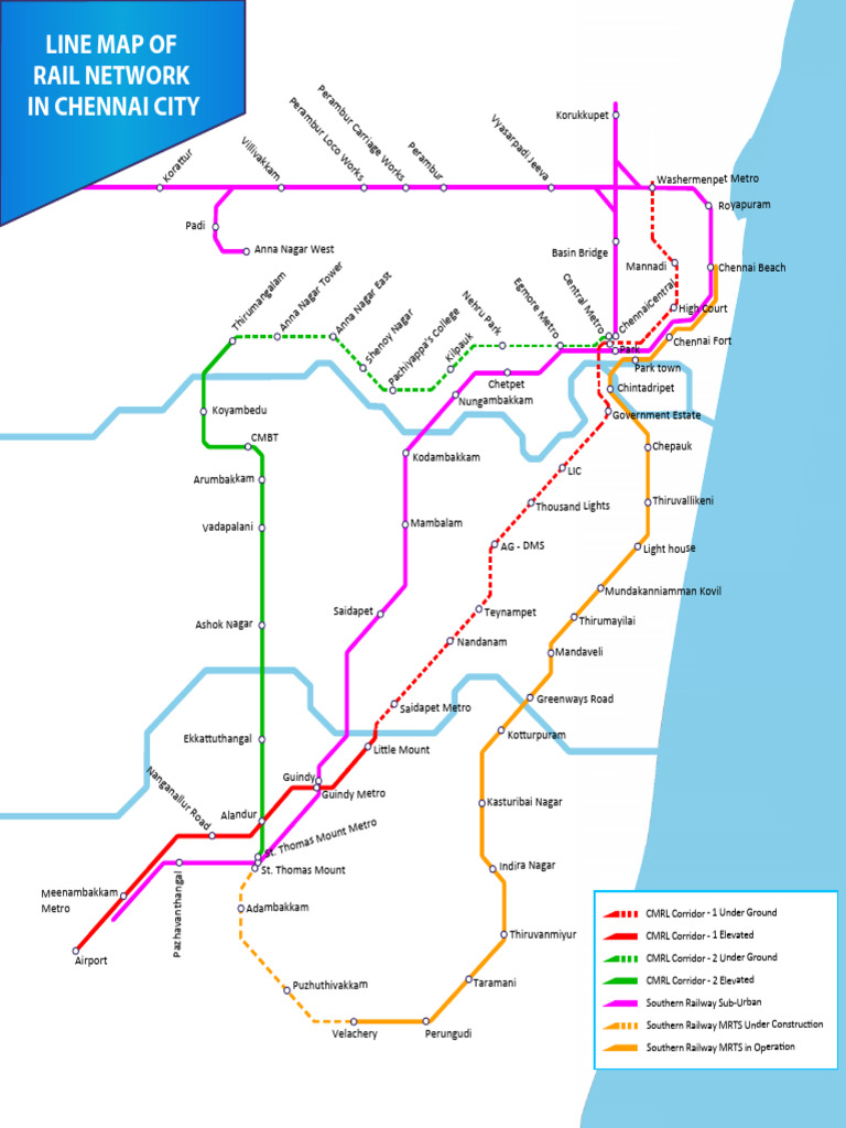 Chennai Linemap | PDF