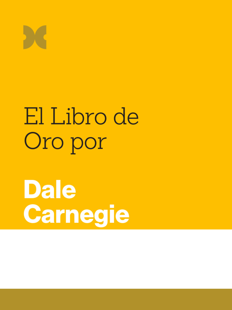 El Libro de oro Dale Carnegie | PDF