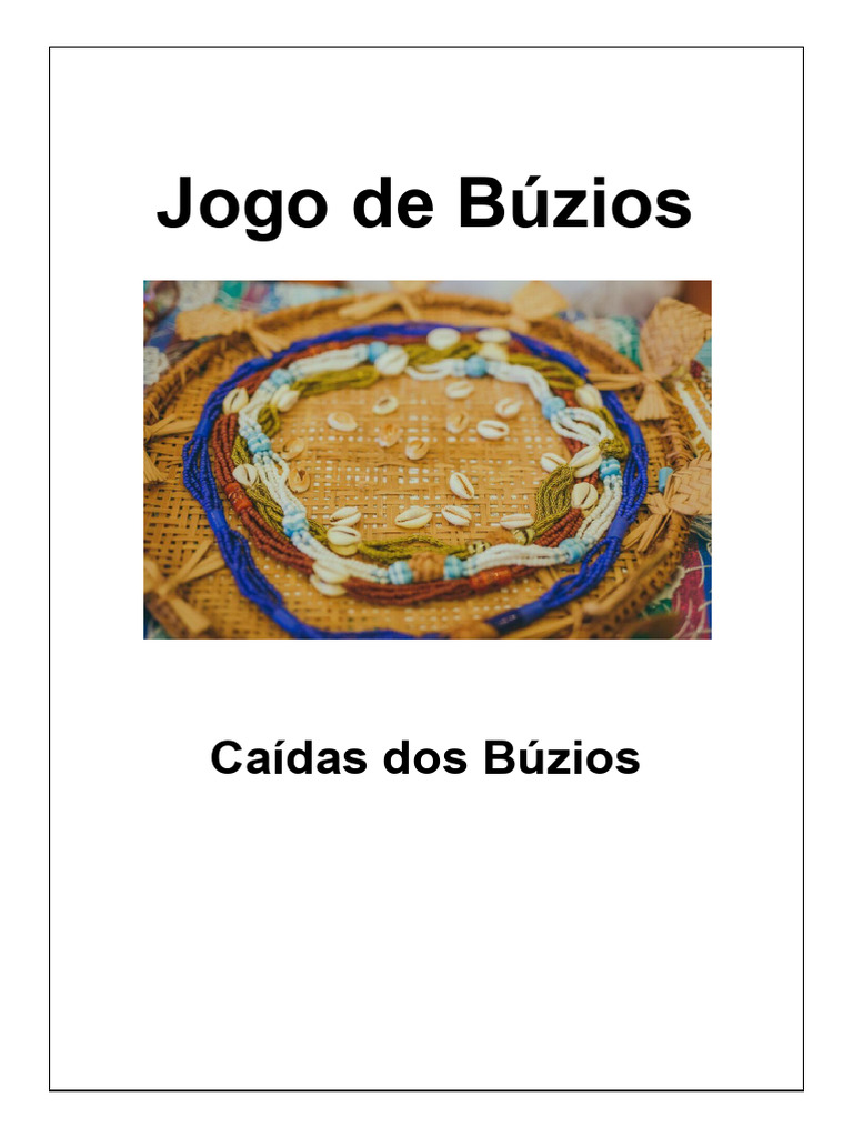 Jogo de Búzios - Apostila Livro | PDF