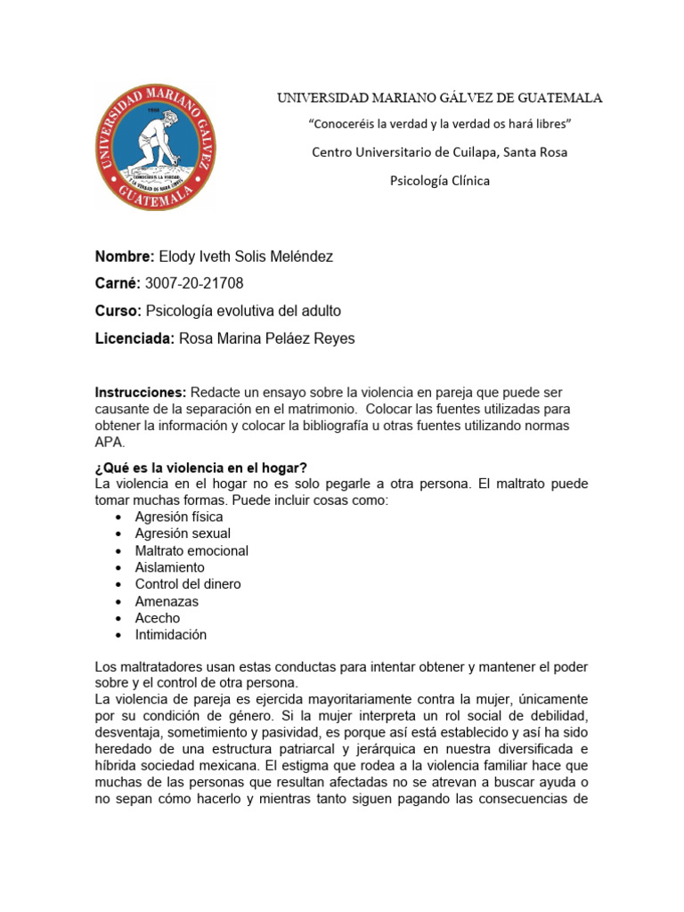 Ensayo UMG 2021 | PDF