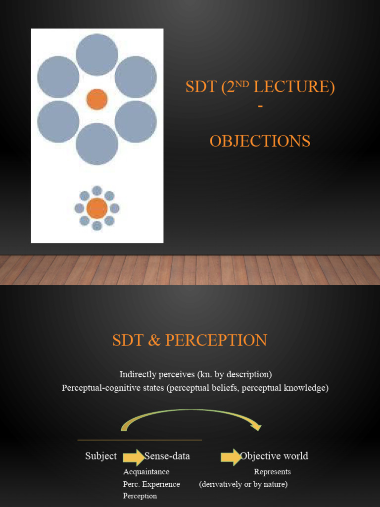 Lecture 4 SDT 2, Objections | PDF