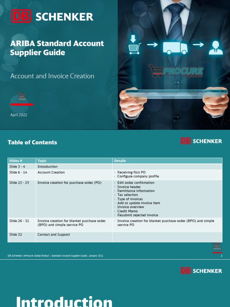 Ariba Standard Account Supplier Global Guide PDF Data | PDF | Invoice ...