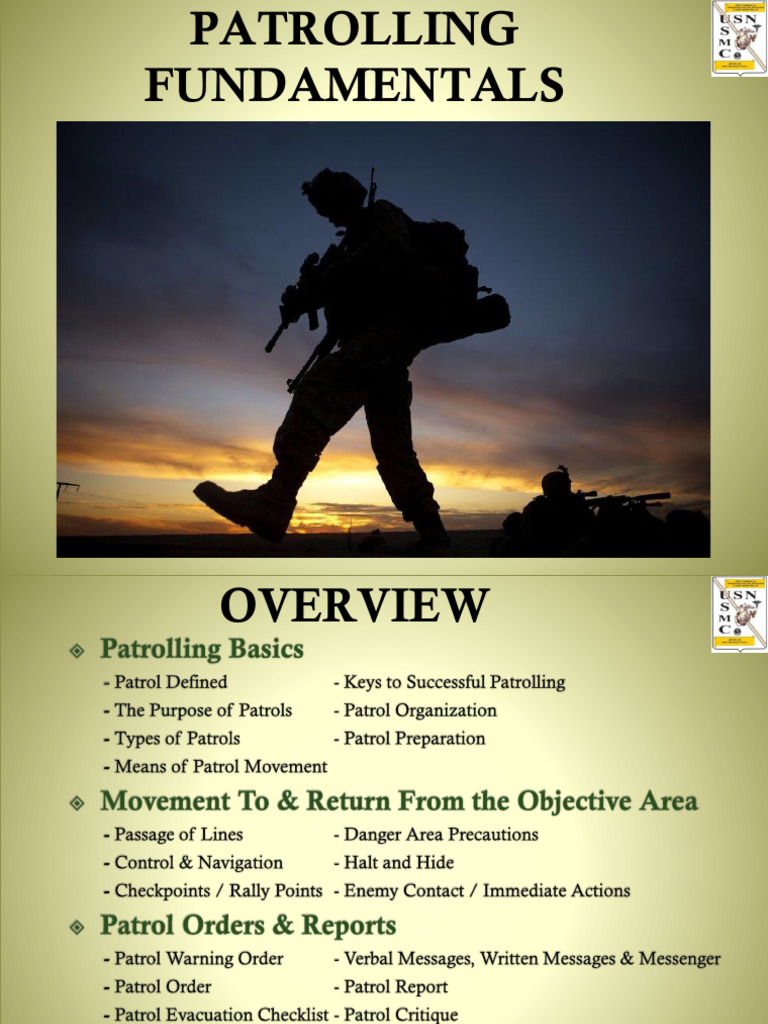 Patrolling Fundamentals | PDF | Science & Mathematics | Technology ...
