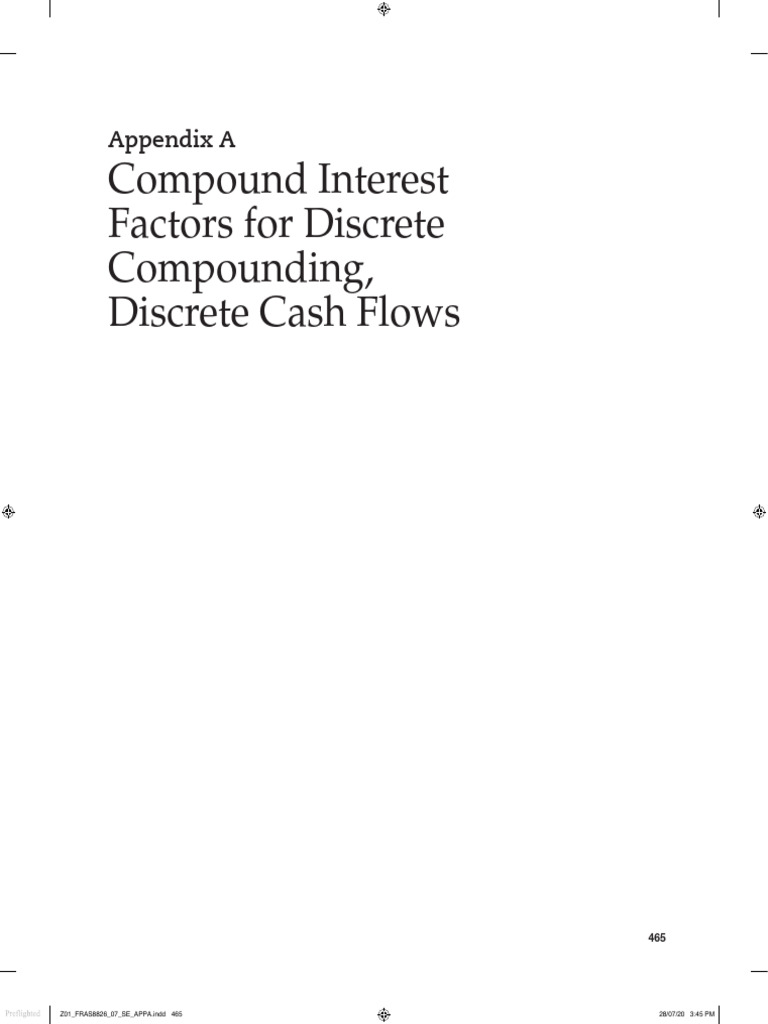 Factor Tables | PDF