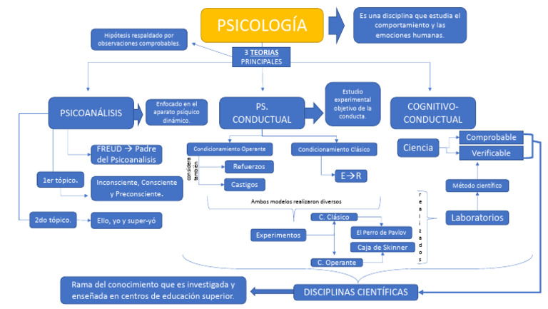 Mapa Conceptual Psicología General | PDF