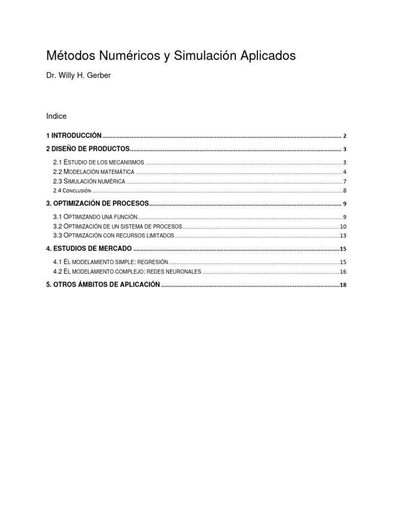 Metodos Numericos y Simulacion Aplicados | PDF | Lean Manufacturing | Simulación