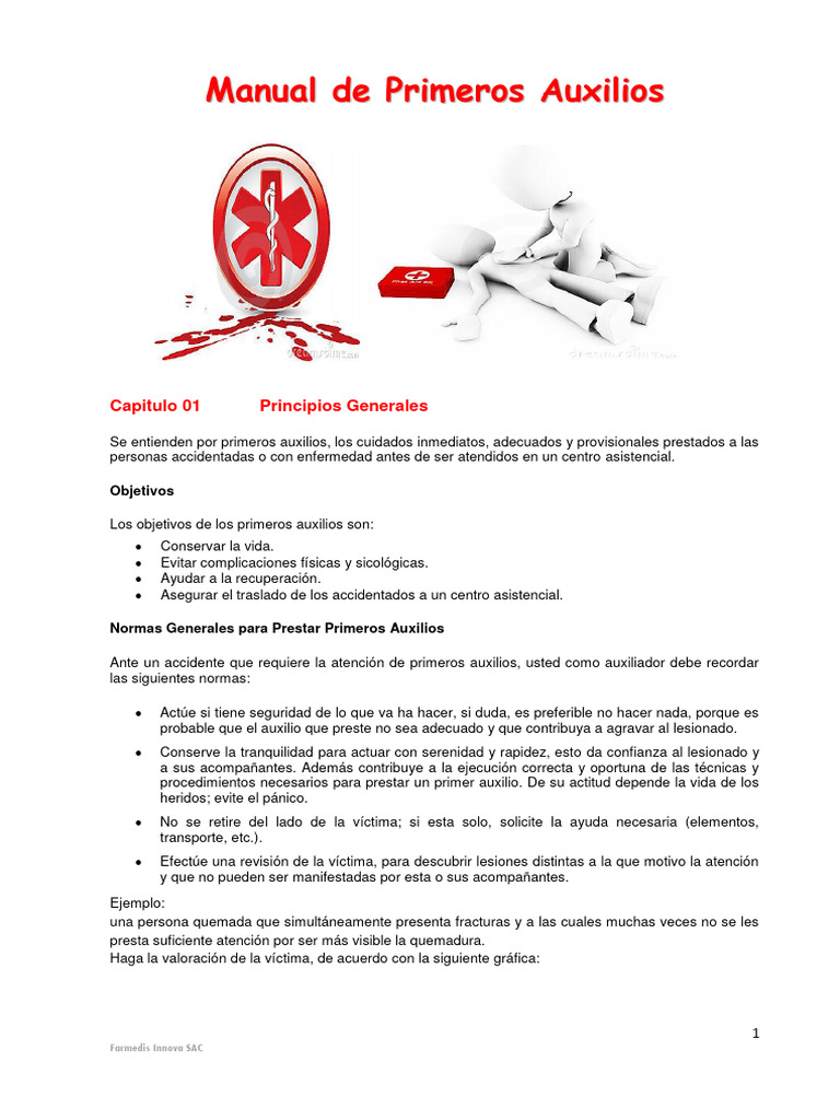 Manual de Primeros Auxilios | PDF
