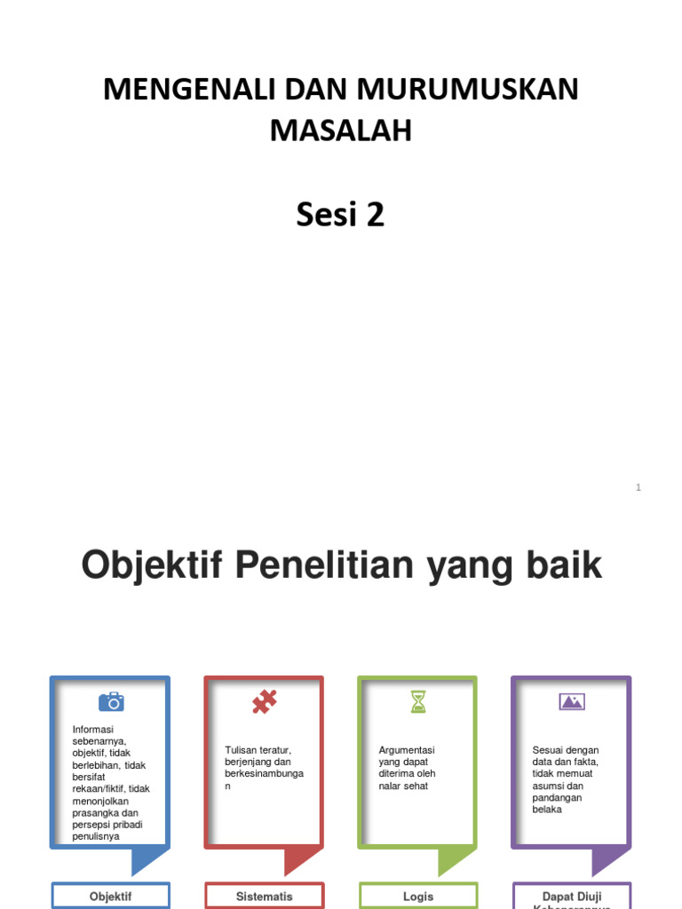 Metodologi Sesi 2 | PDF