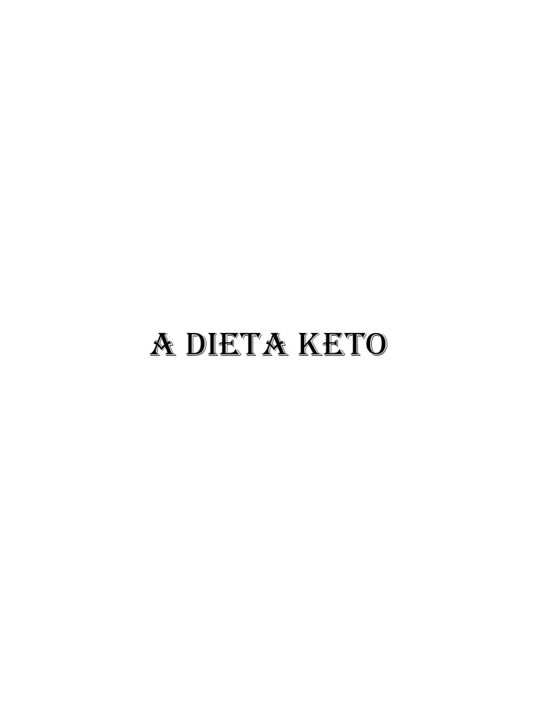 Dieta Keto Pdf