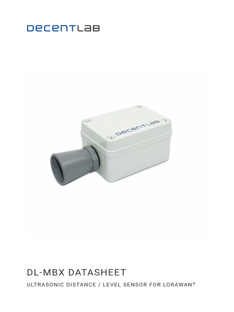 Decentlab DL MBX Datasheet | PDF Decentlab DL MBX Datasheet | PDF