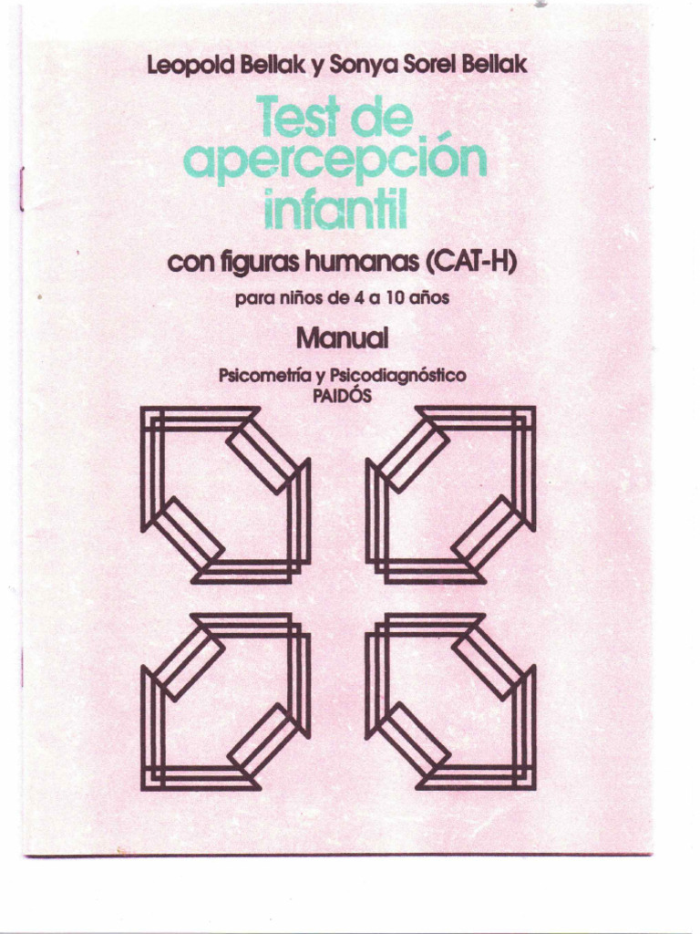 Guía de Interpretación-Test de Apercepción Infantil (CAT-A) Con Figuras ...