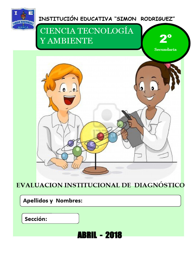 Evaluación Diagnóstica 2° Secundaria | PDF | Ciencia y matemáticas