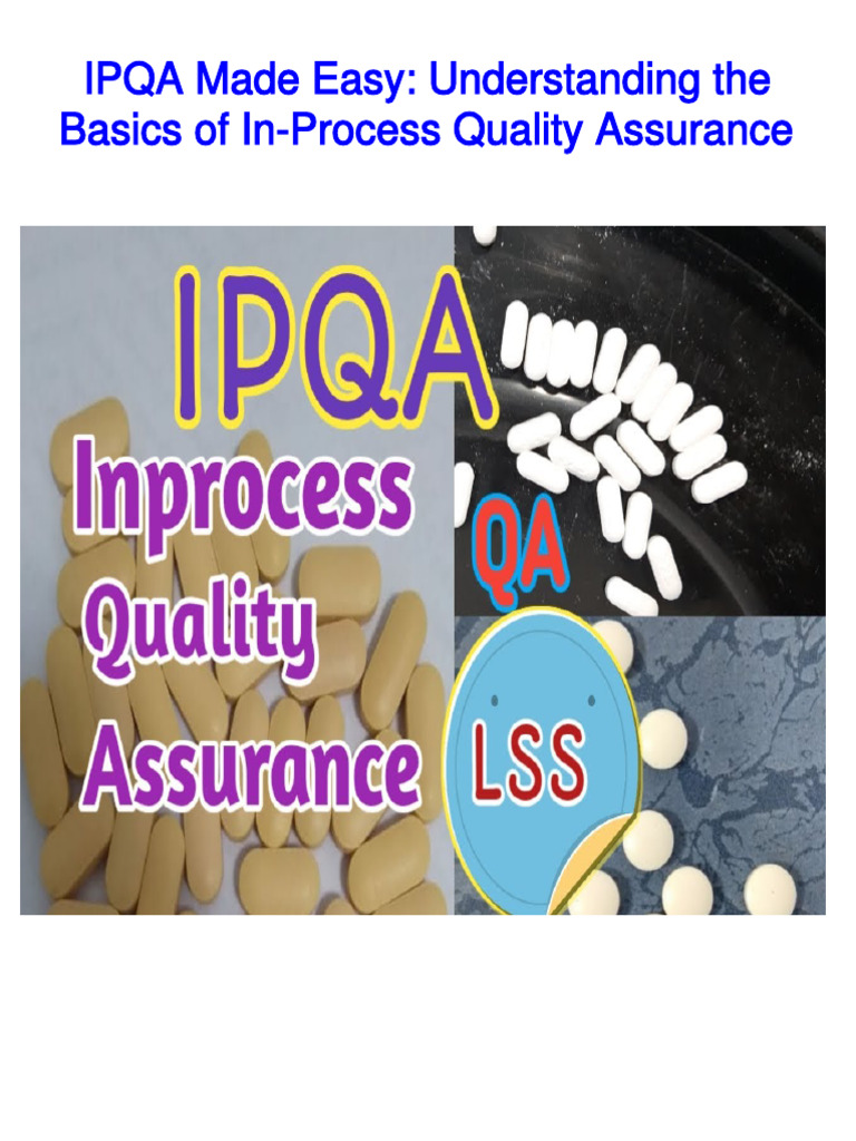 IPQA A Beginner's Guide | PDF | Tablet (Pharmacy) | Bioavailability