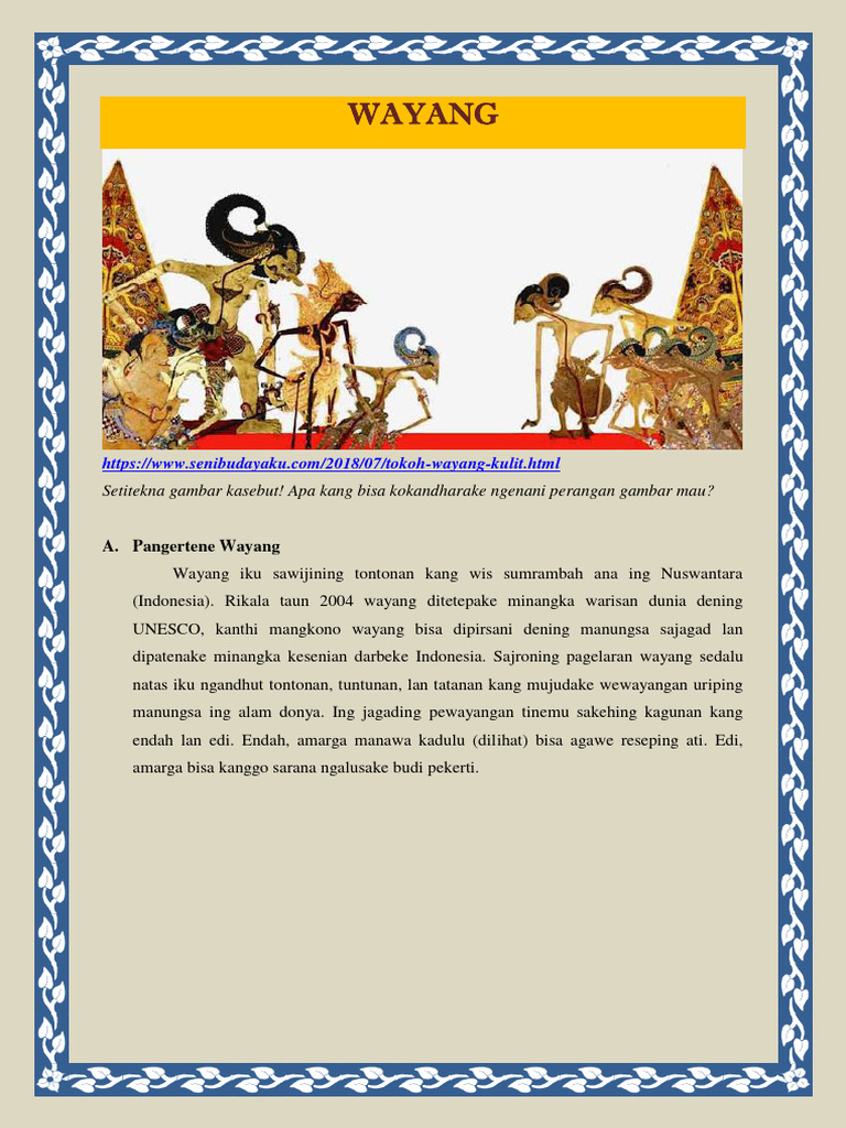Babone Crita Wayang | PDF