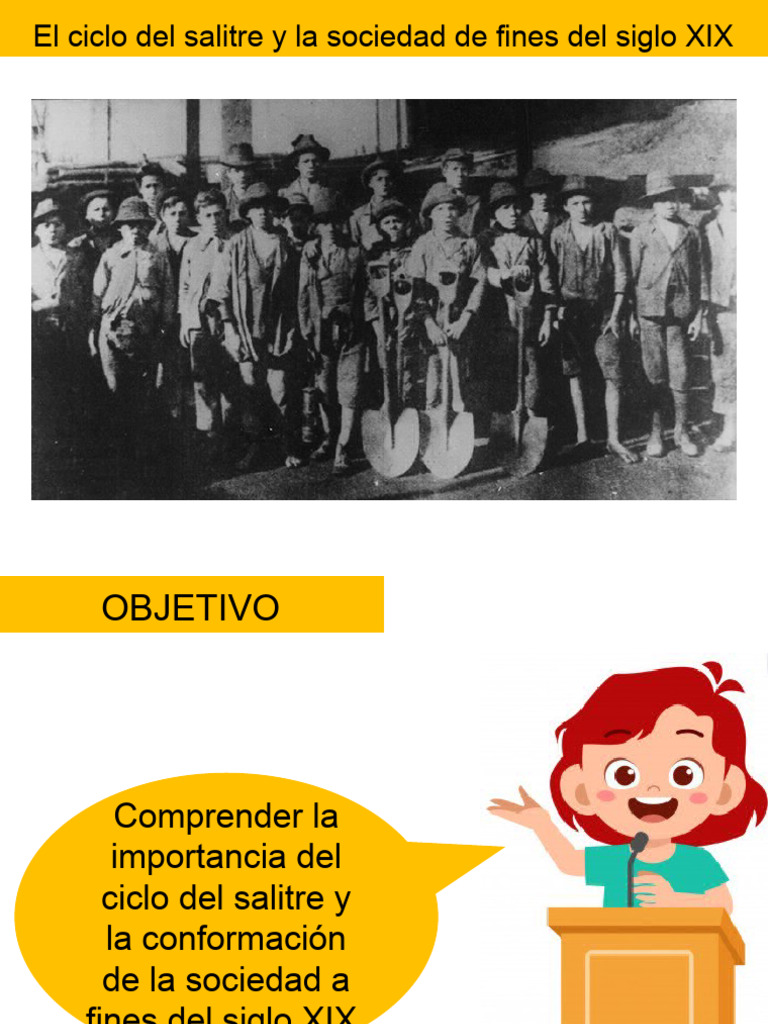 6º BásicoEl Ciclo Del Salitre y La Sociedad de Fines Del Siglo XIX | PDF