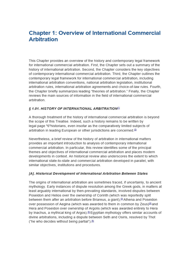 Gary Born - Commentry On International Commercial Arbitration | PDF