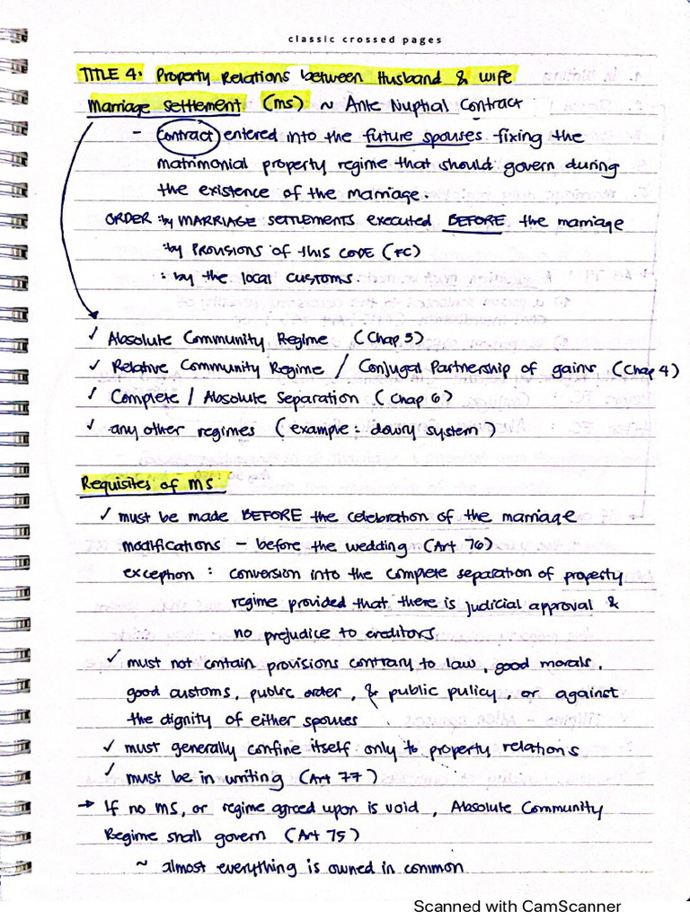 Notes On Law School Pdf