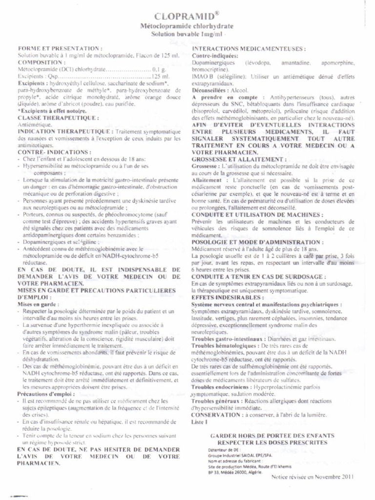 Copramid 0.001 Sol - Buv FL 125ml | PDF