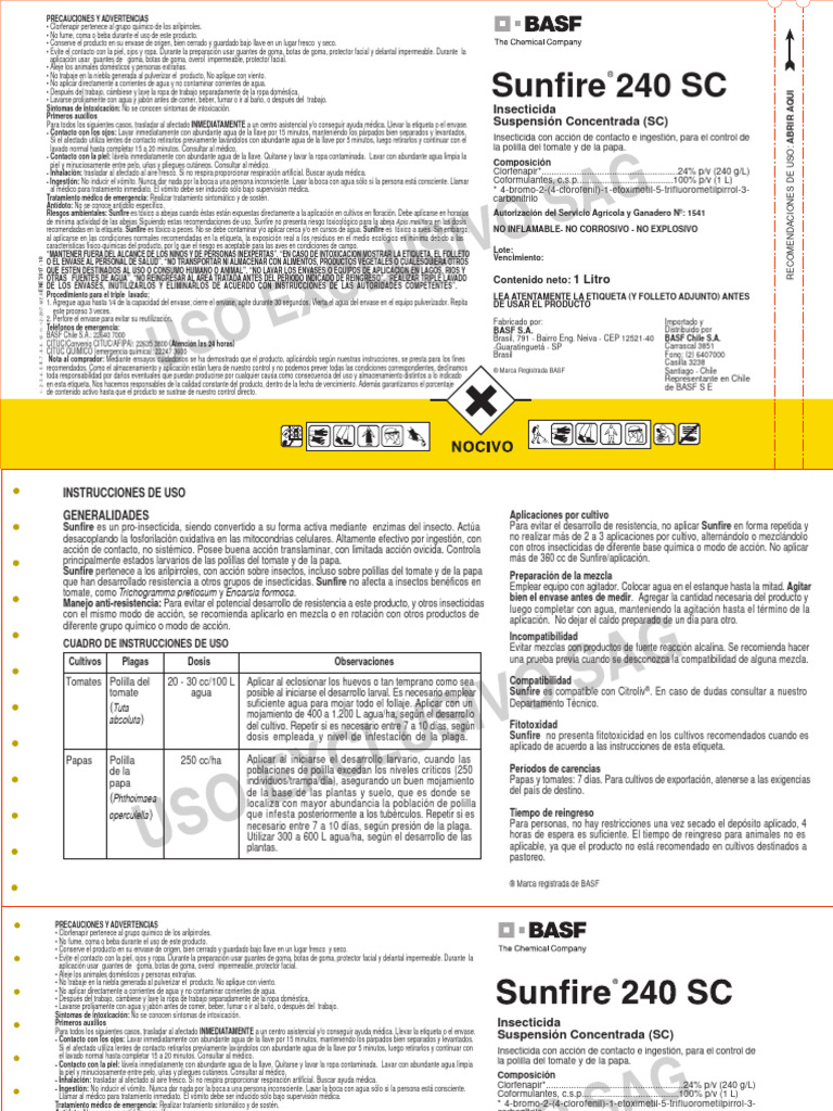 Sunfire 240 SC 2017 | PDF
