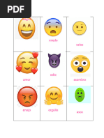 Memorama de Emociones | PDF