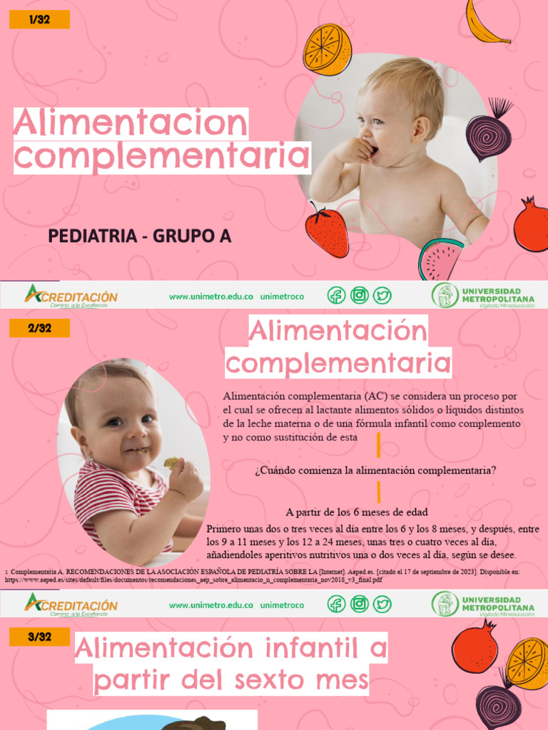 Alimentacion Complementaria | PDF | Sistema inmune | Vitamina