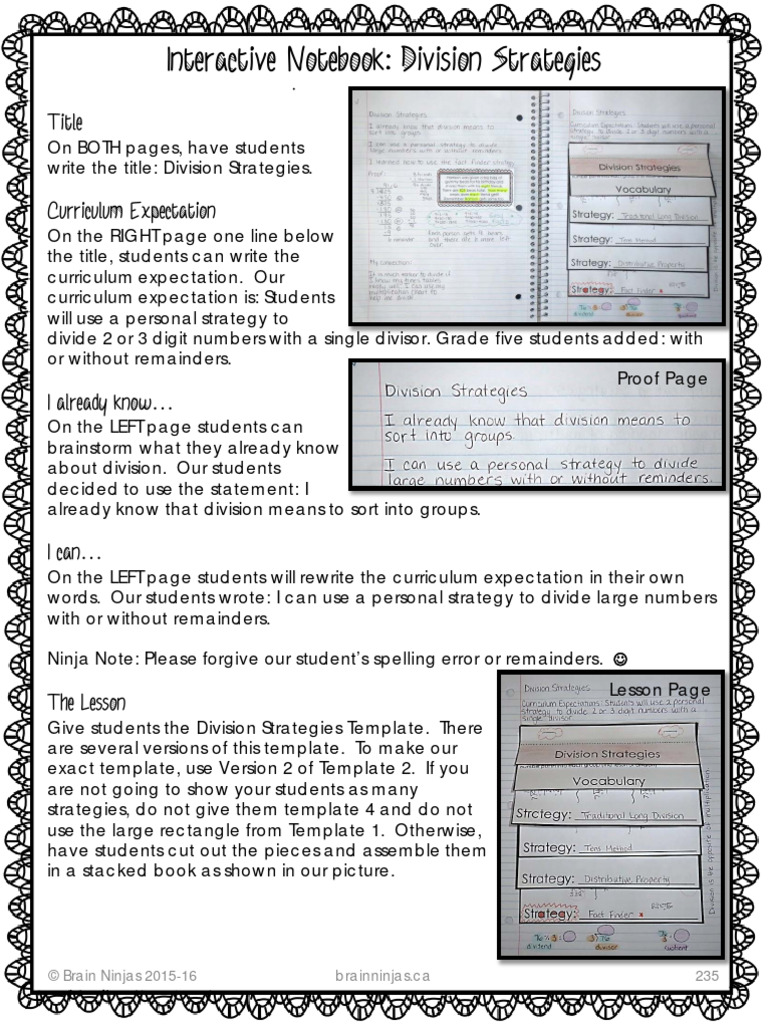 Division Strategies | PDF
