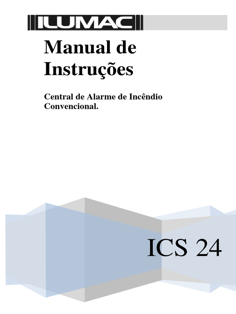 ILUMAC Manual Central de Alarme Convencional ICS 24 | PDF